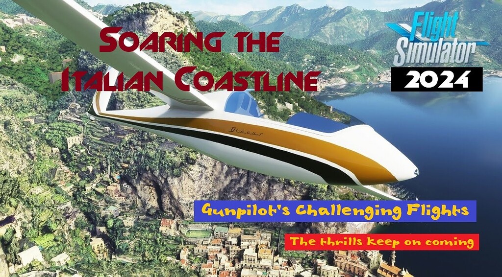 📌Ridge Soaring Along The Italian Coastline Gunpilot's Challenging ...