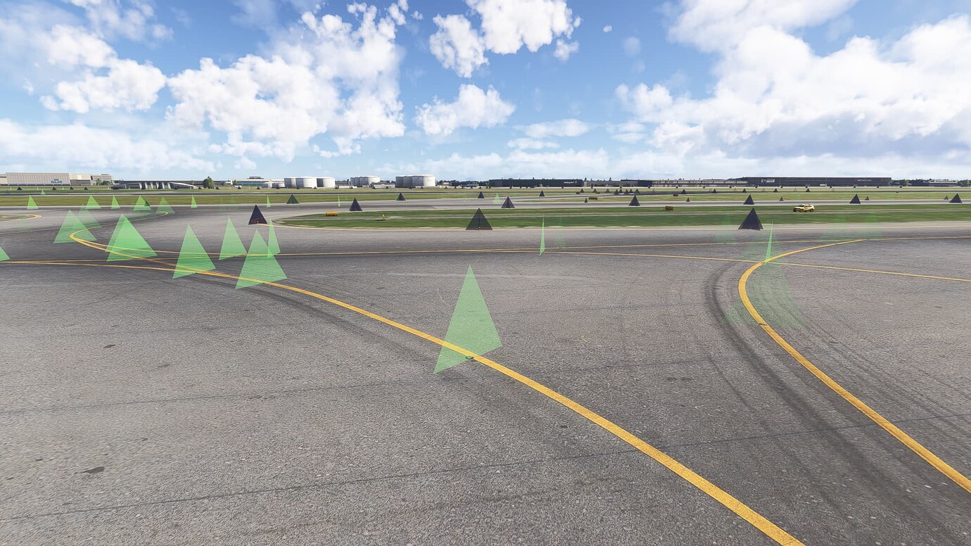 Odd Triangle Polygons Around Lights - FlyTampa Airports - Scenery ...