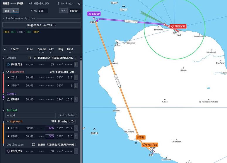External MSFS2024 flight planner, flightplan not saved correctly ...