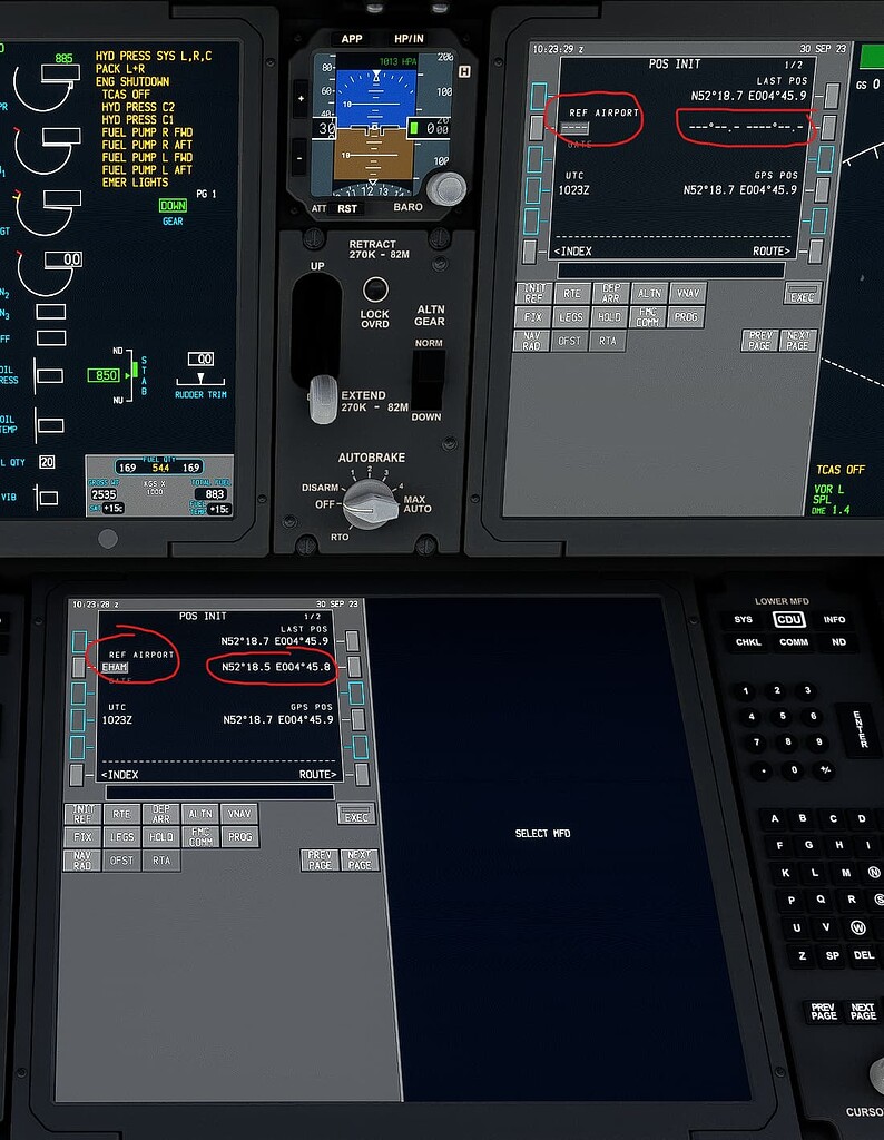 787-10 CDUs out of sync when switching them between the MFDs - Aircraft ...