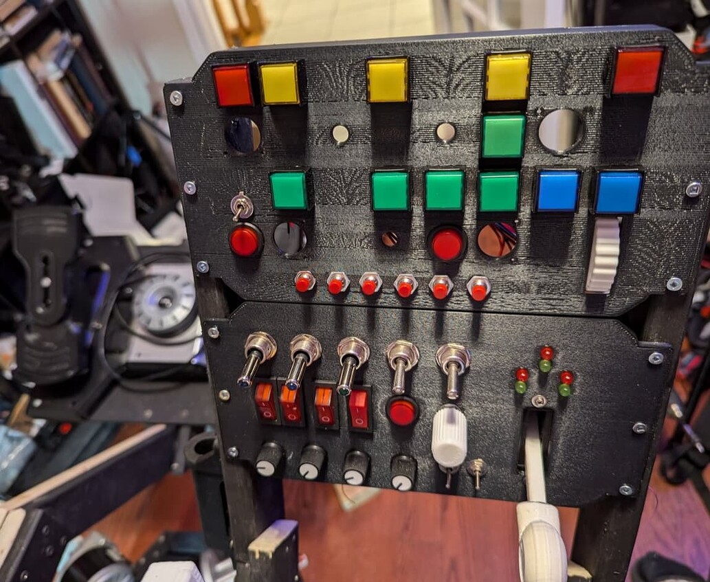 DIY 6DOF Motion Simulator VR Cockpit project + pendular yoke, throttle ...