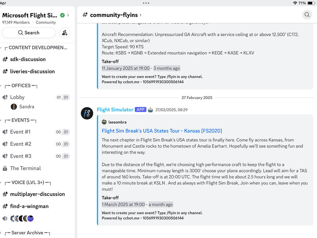 Discord event channel Question - Community Events - Microsoft Flight ...