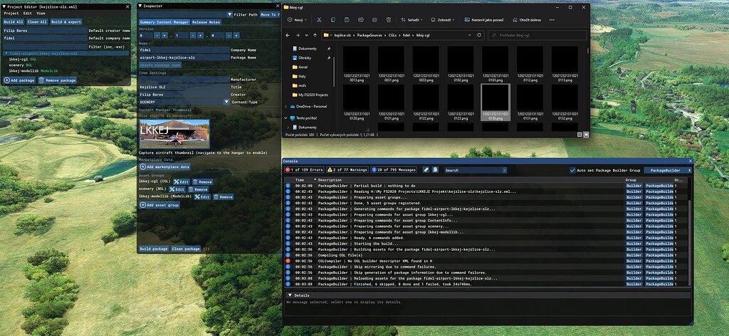 CGL error when building package - SDK - Microsoft Flight Simulator Forums