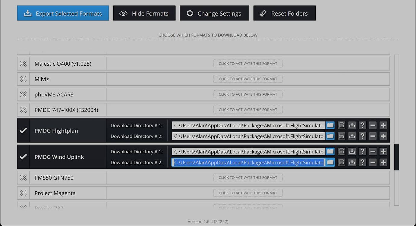 How do I copy and paste a flight plan into the PMDG folder in Windows ...