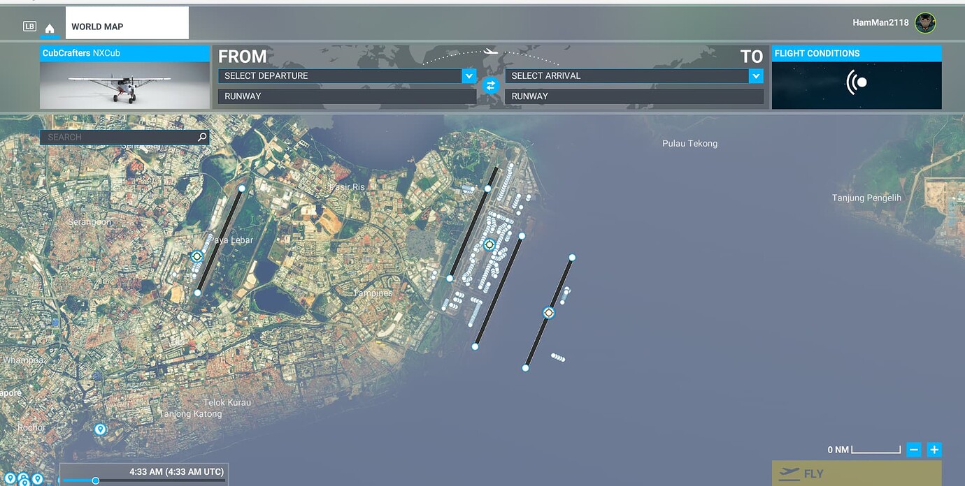 WSSS Runways 02C/20C and 02R/20L submerged / incompletely labeled ...