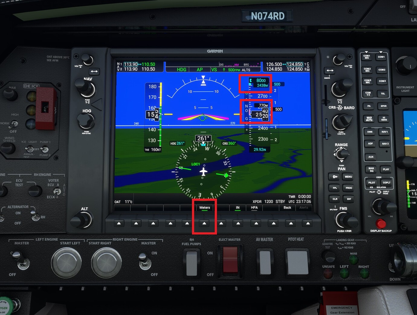 Diamond DA62 - Switching PFD to metric system not effective - Aircraft ...