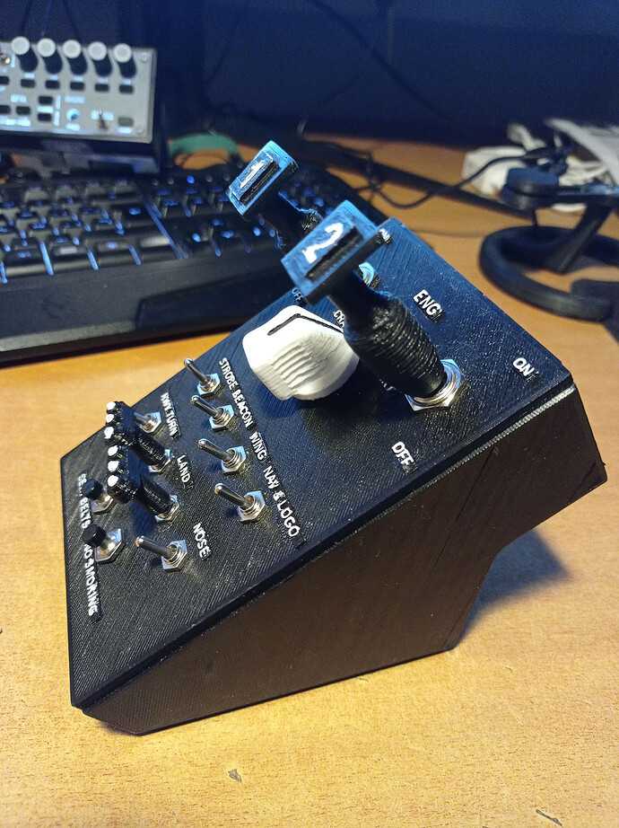 DIY Print 3D A320 Switch Box for Engines And Lights Panel - #2 by XR219 ...