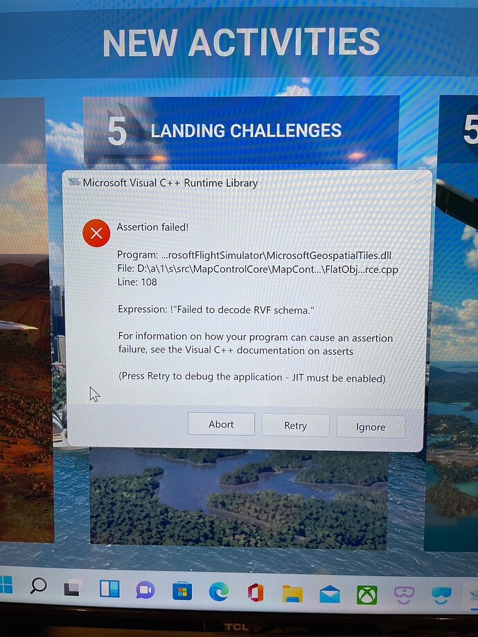 Crashes when loading - Crashes (CTDs) - Microsoft Flight Simulator Forums Crashes when loading - Crashes (CTDs) - Microsoft Flight Simulator Forums