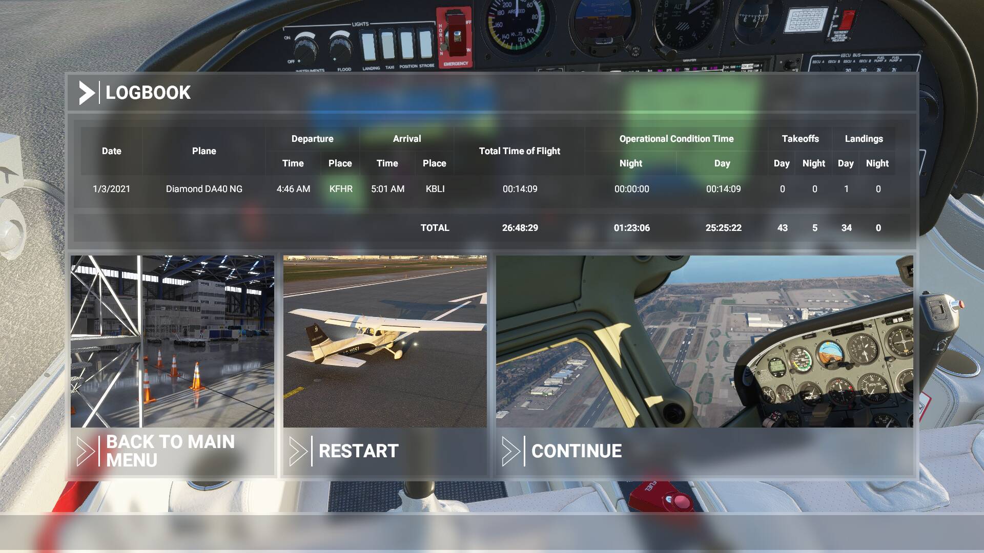 I want the manual logbook - General Discussion - Microsoft Flight ...
