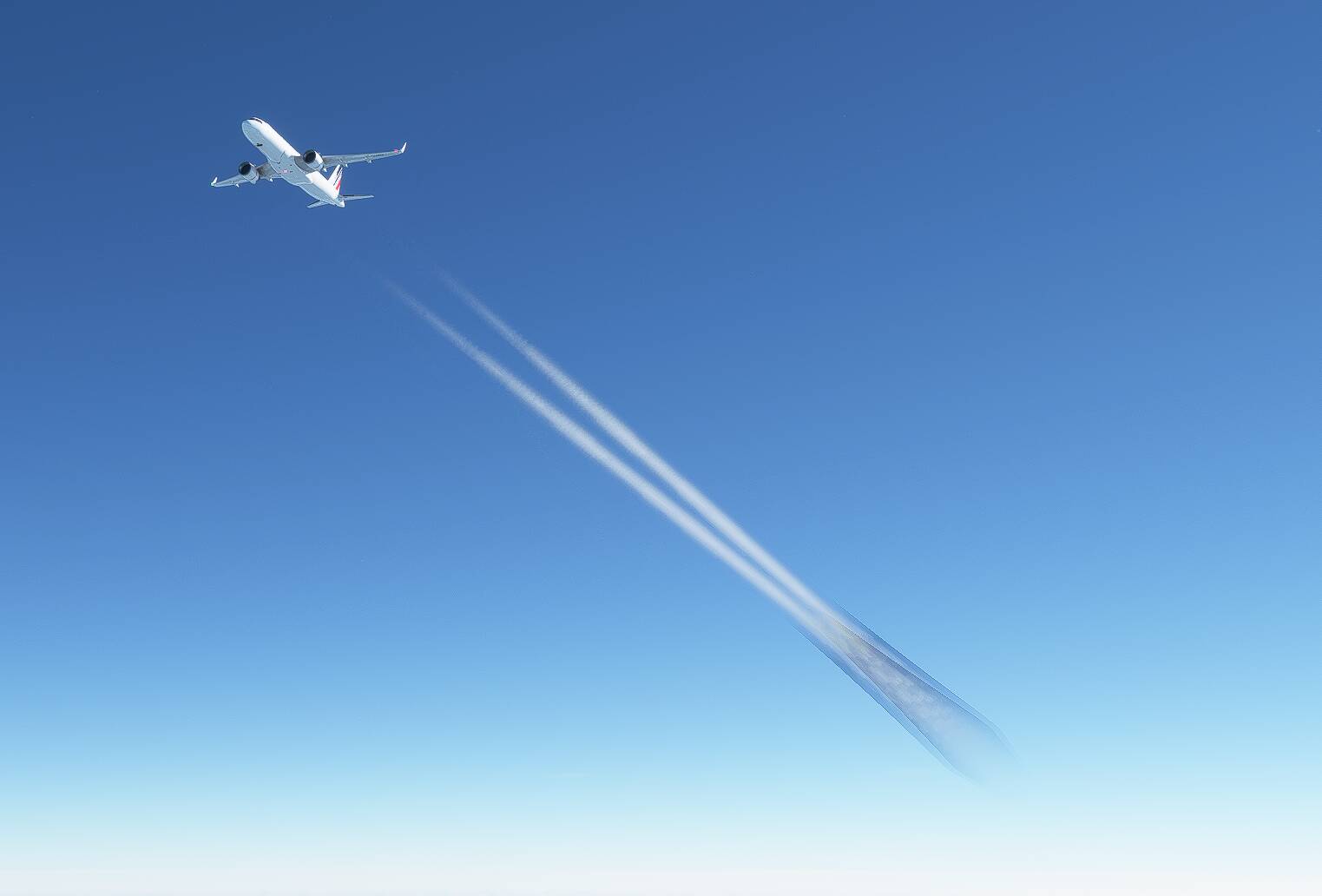 Contrails graphics are strange - Aircraft & Systems - Microsoft Flight ...