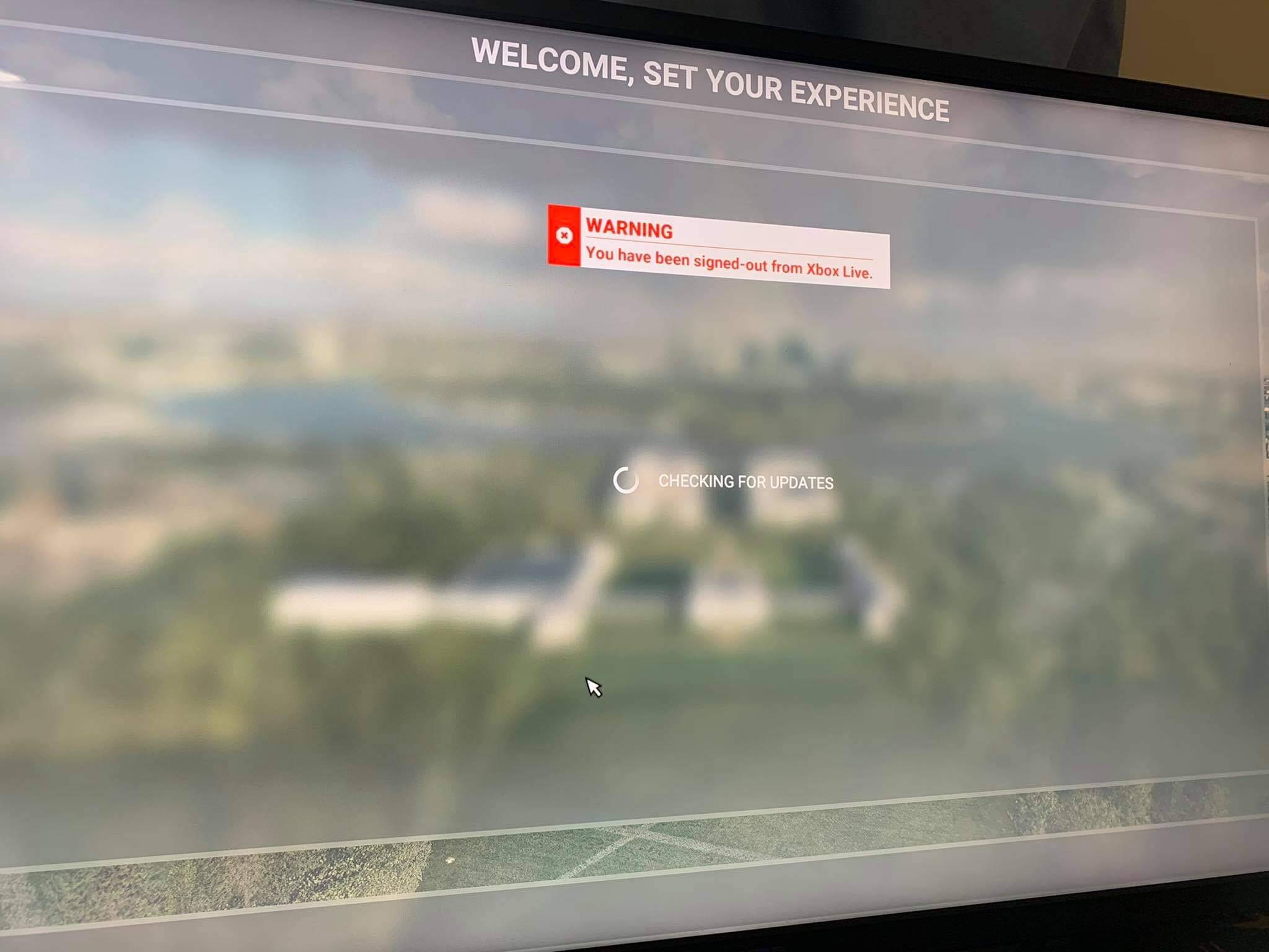 Connection error/Menu warning - User Interface & Activities - Microsoft ...