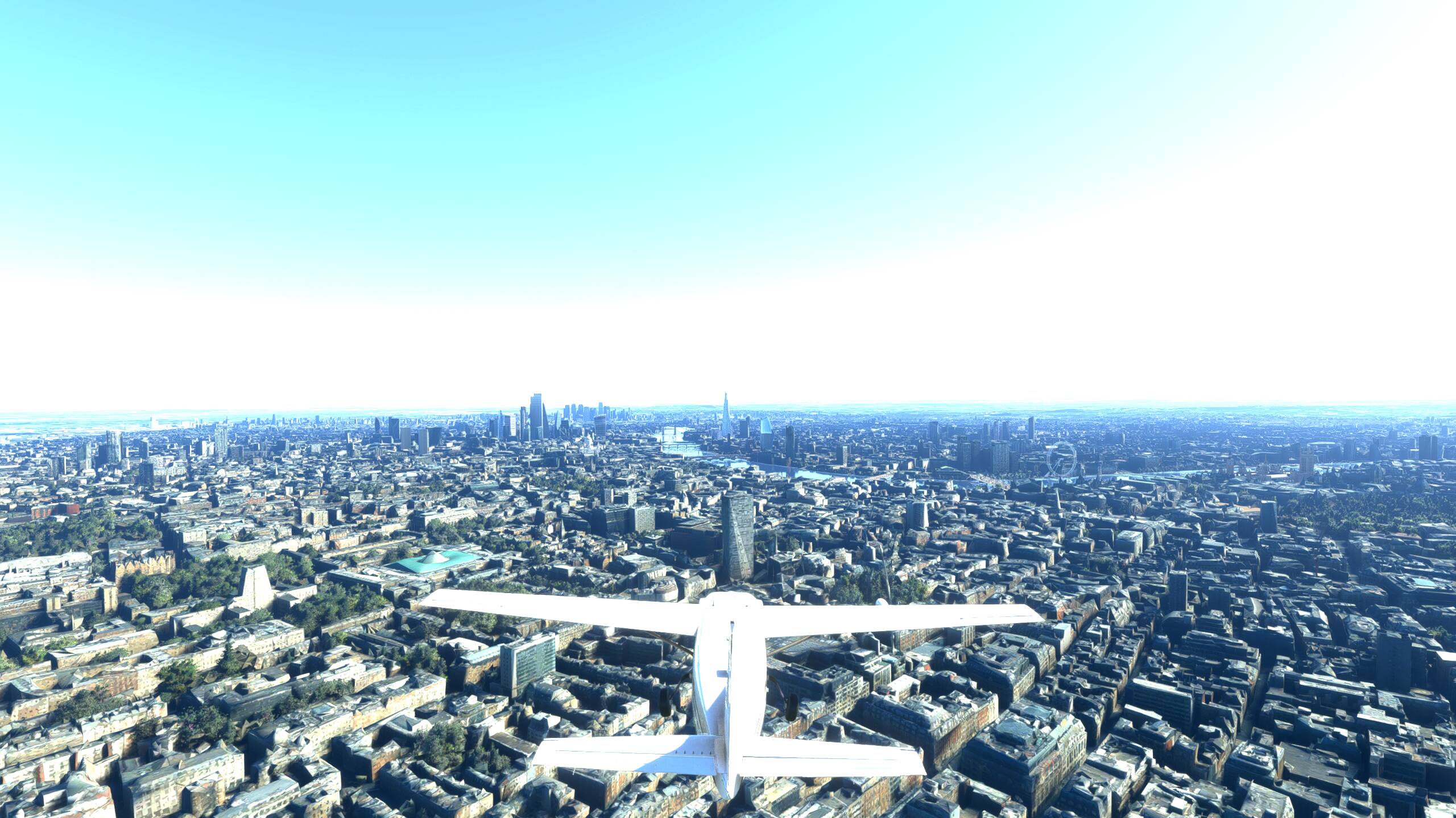 Bad looking scenery, everything on high-ultra.. melted buildings and ...