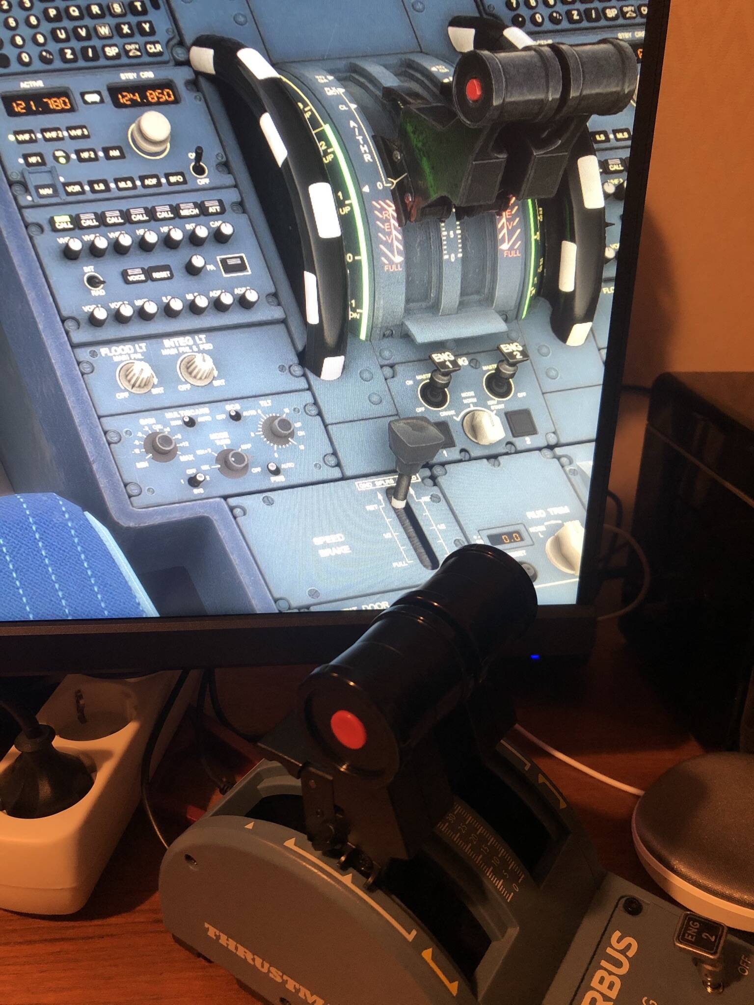 Thrustmaster TCA Quadrant normal idle mode has changed to full reverse ...