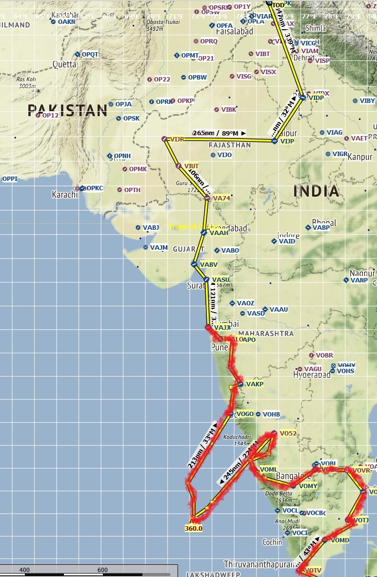 Trip Journal: Crossing India in a Cessna 172 - #35 by Sudburian - World ...