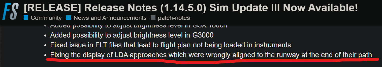 Offset (ILS / LDA) Approach Issues - #75 by EvidencePlz - Resolved - Microsoft Flight Simulator ...