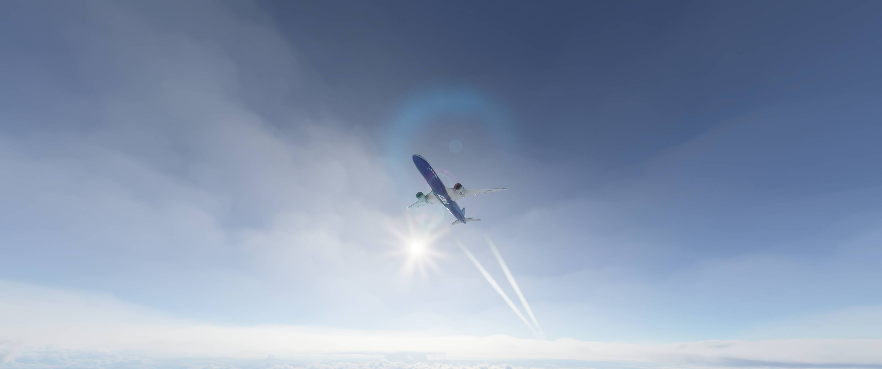 Contrails graphics are strange - Aircraft & Systems - Microsoft Flight ...