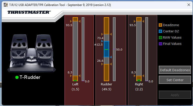[MSFS2024][SOLVED] Thrustmaster T.Flight Rudder Sensitivity - Hardware & Peripherals - Microsoft ...