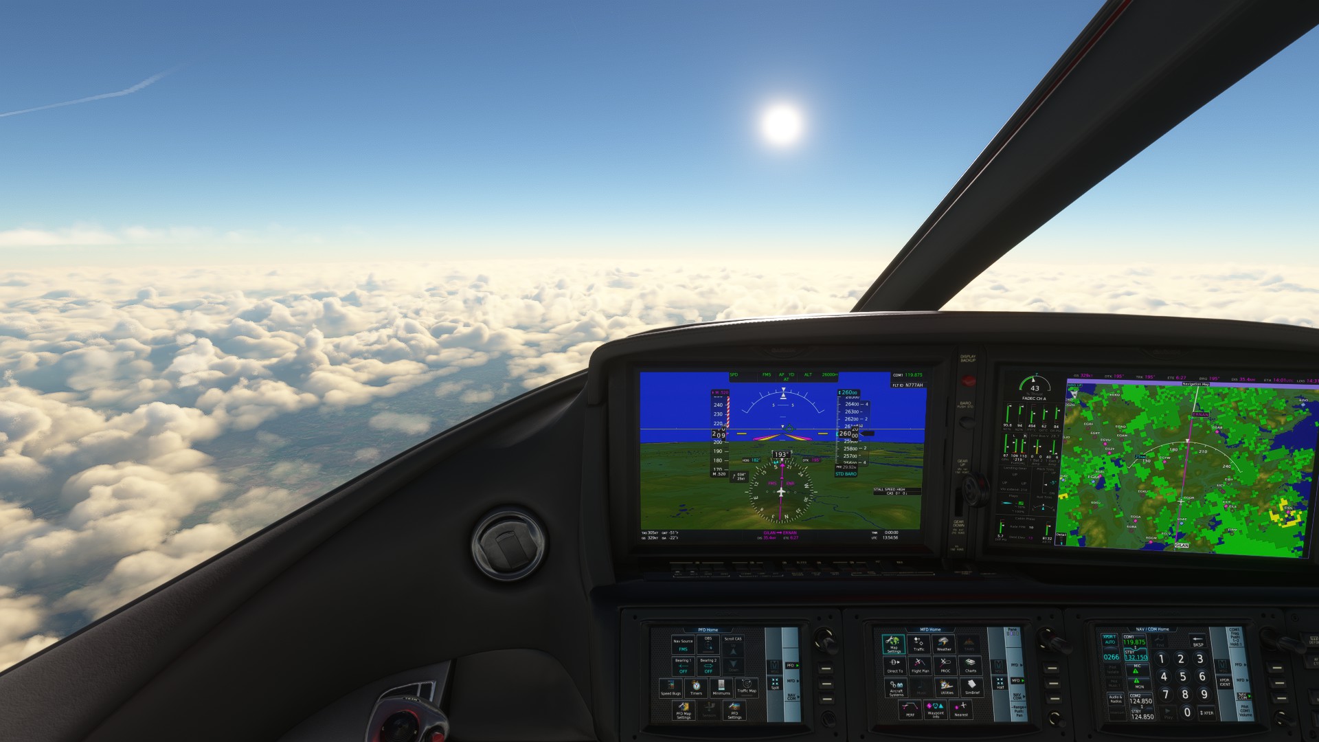 NEXRAD display shows METAR bubble around airports - Weather & Live ...