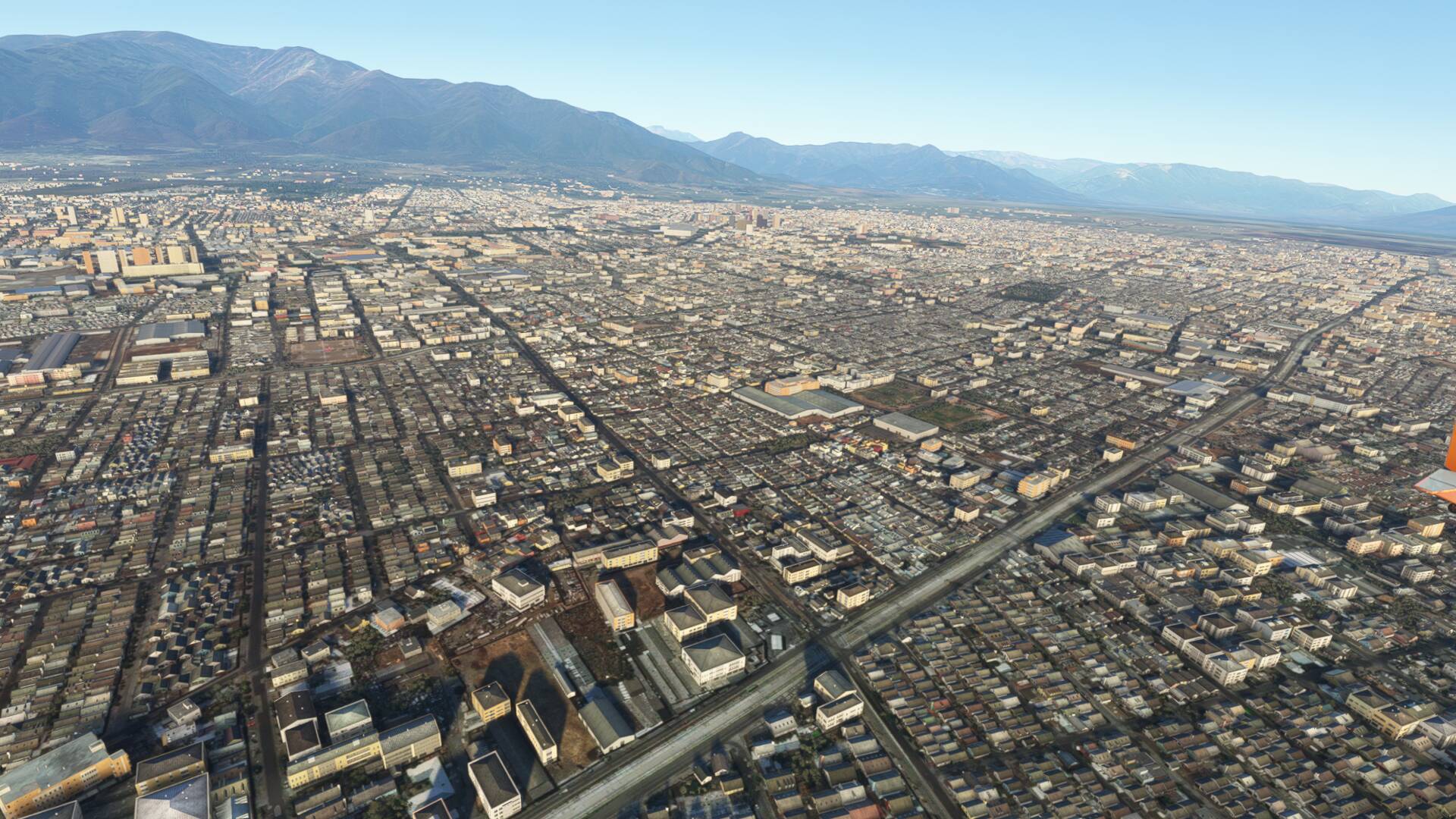 Distant buildings, in direct sunlight, get incorrectly brighter the ...