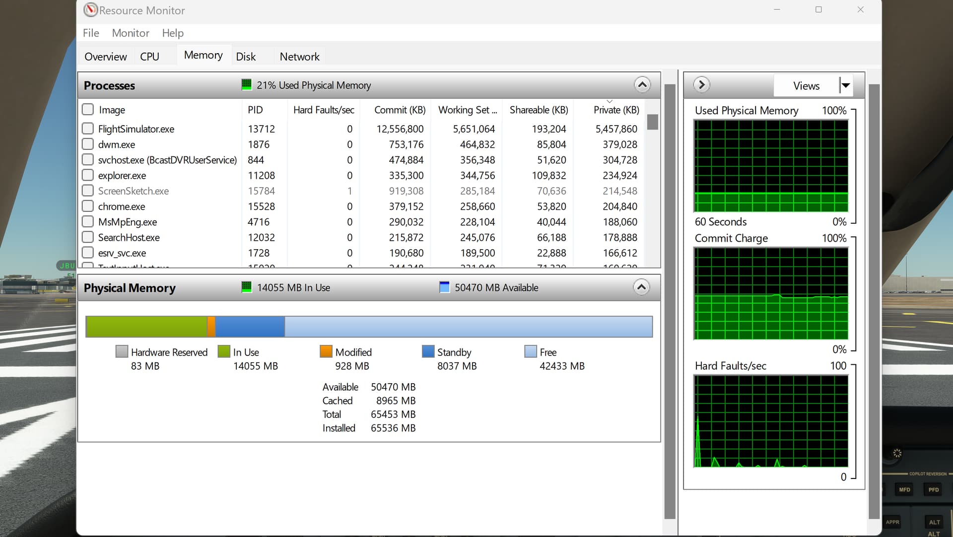 RAM usage extreme high and FPS drops - Hardware & Peripherals - Microsoft Flight Simulator Forums