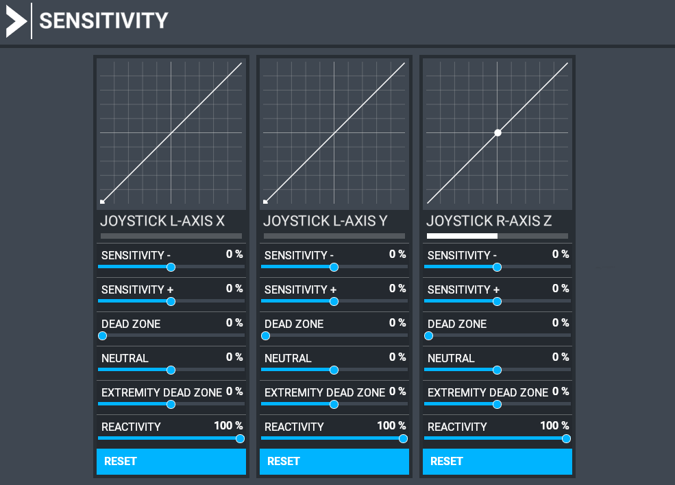 'Input Repetition' toggle is on by default in rudder axis settings and ...
