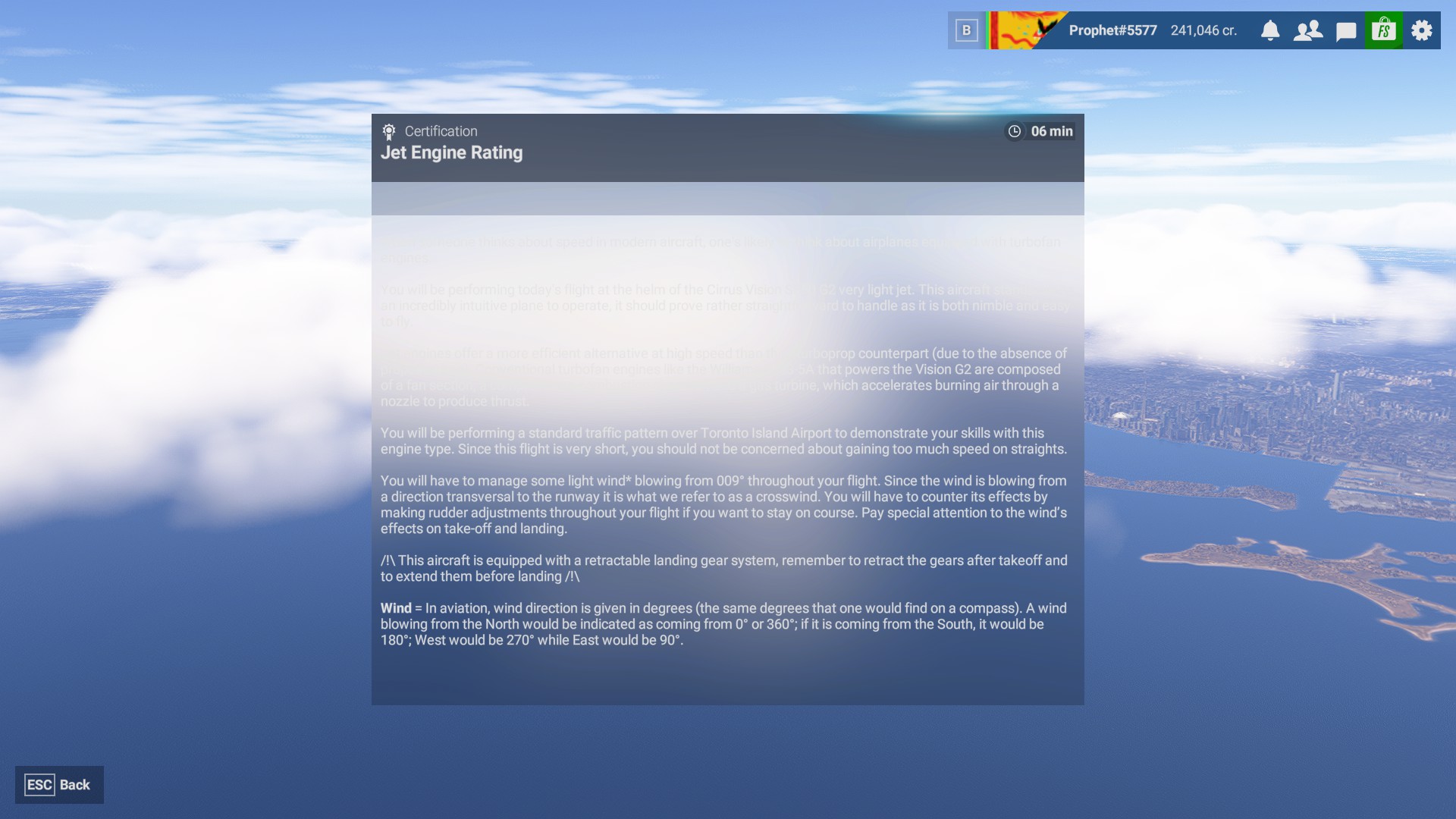 Mission Briefing can sometimes become unreadable due to white text with ...