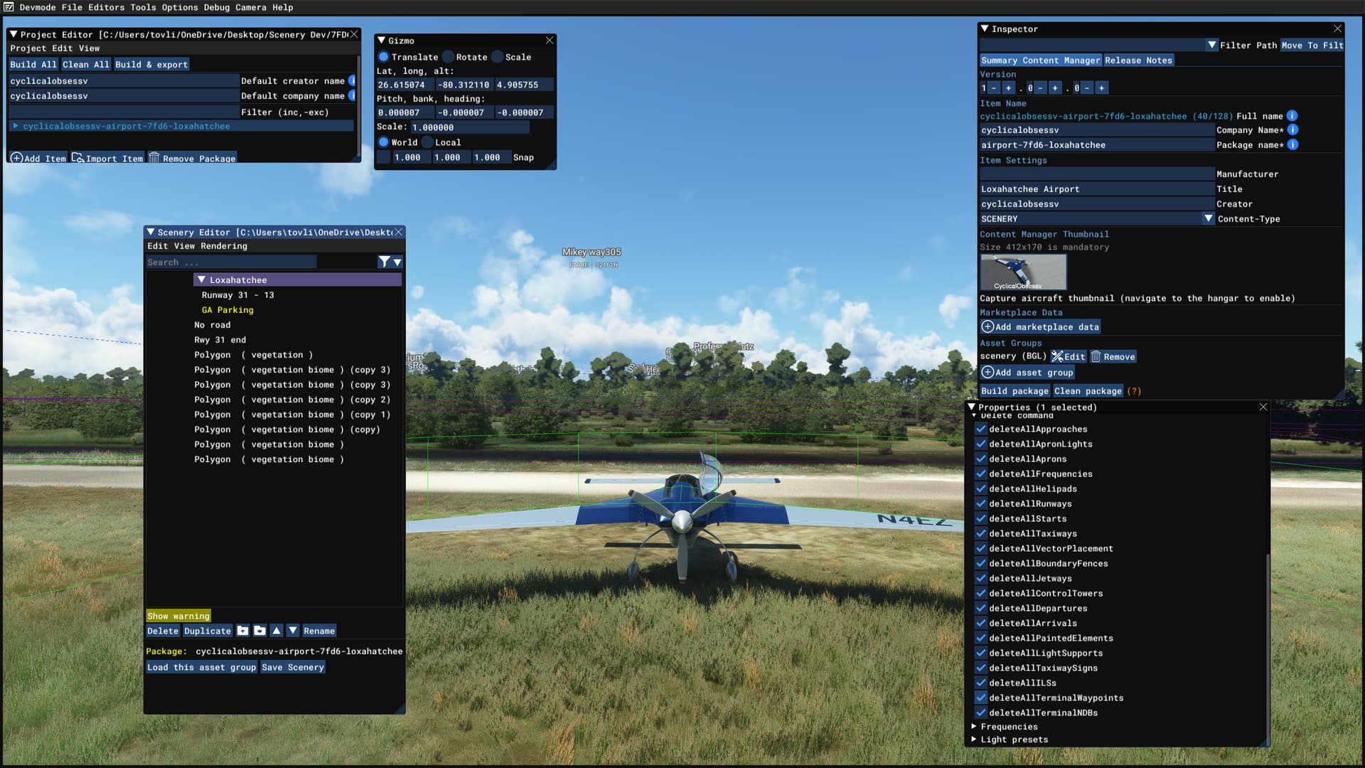 The order of objects plus get rid of stock parking and fuel spots - SDK - Microsoft Flight ...