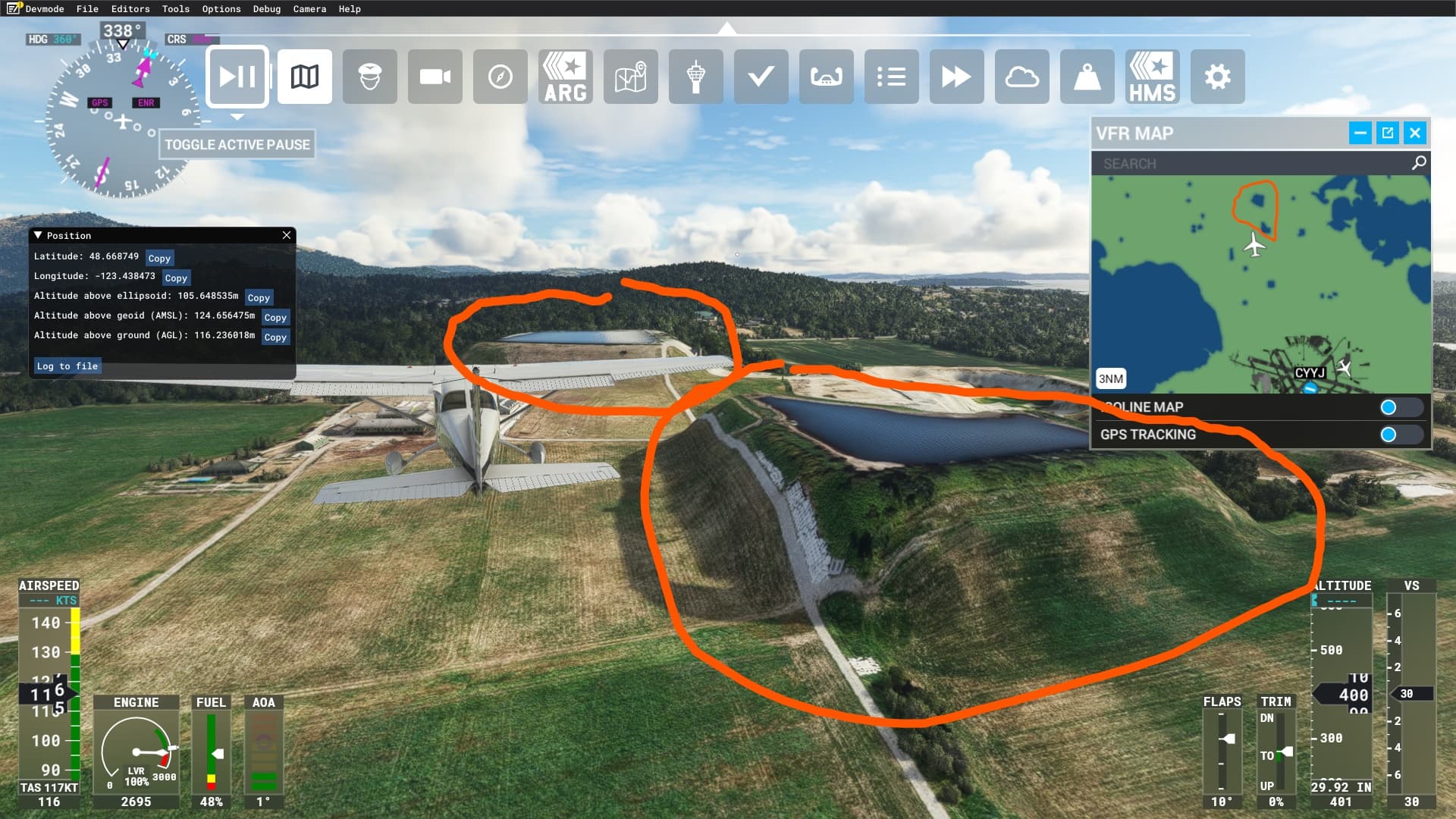 Elevation issues at CYYJ Victoria - Scenery and Airports - Microsoft ...