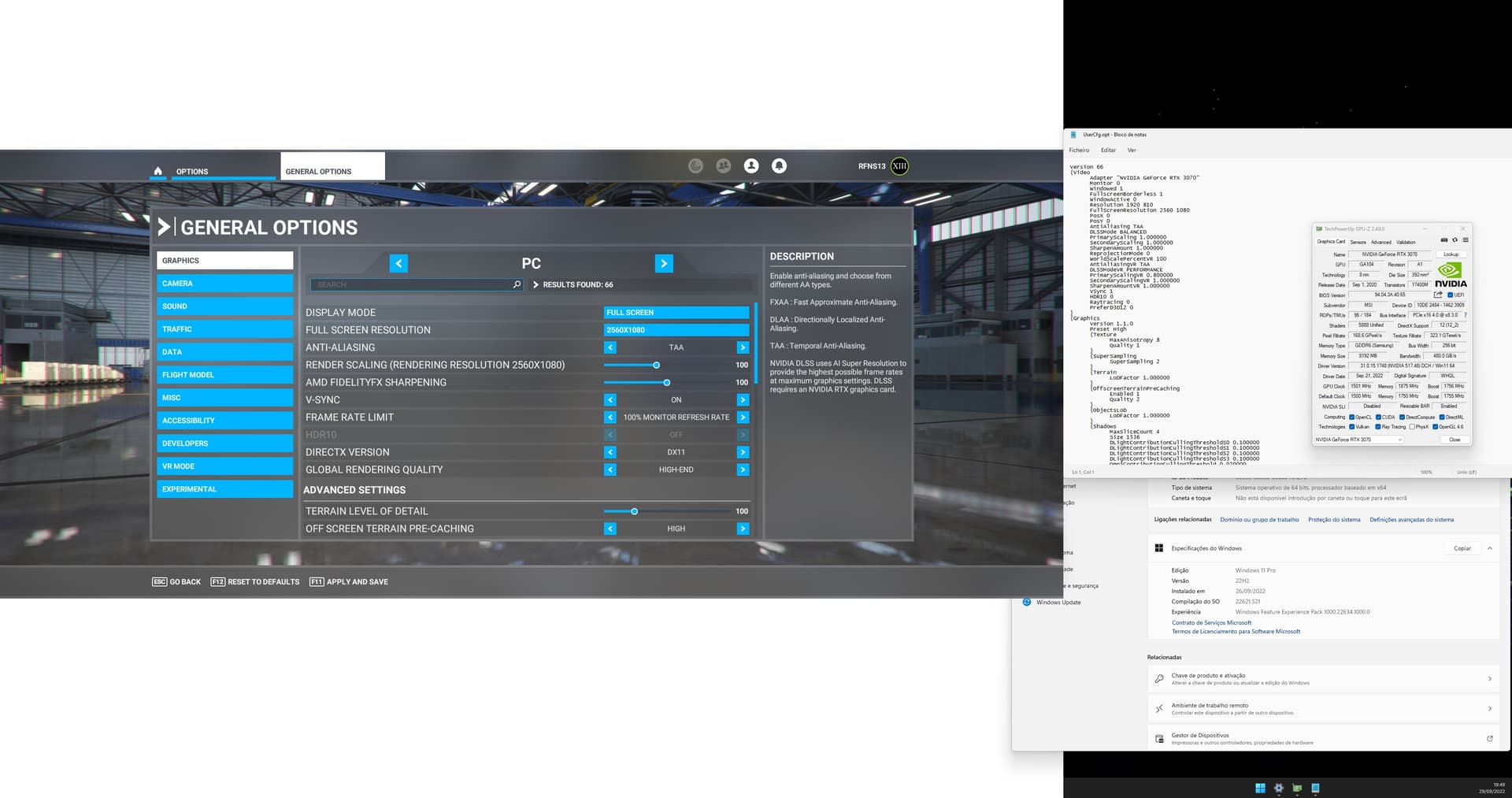 DLSS option not showing up - #315 by RFNS13 - Install, Performance & Graphics - Microsoft Flight ...