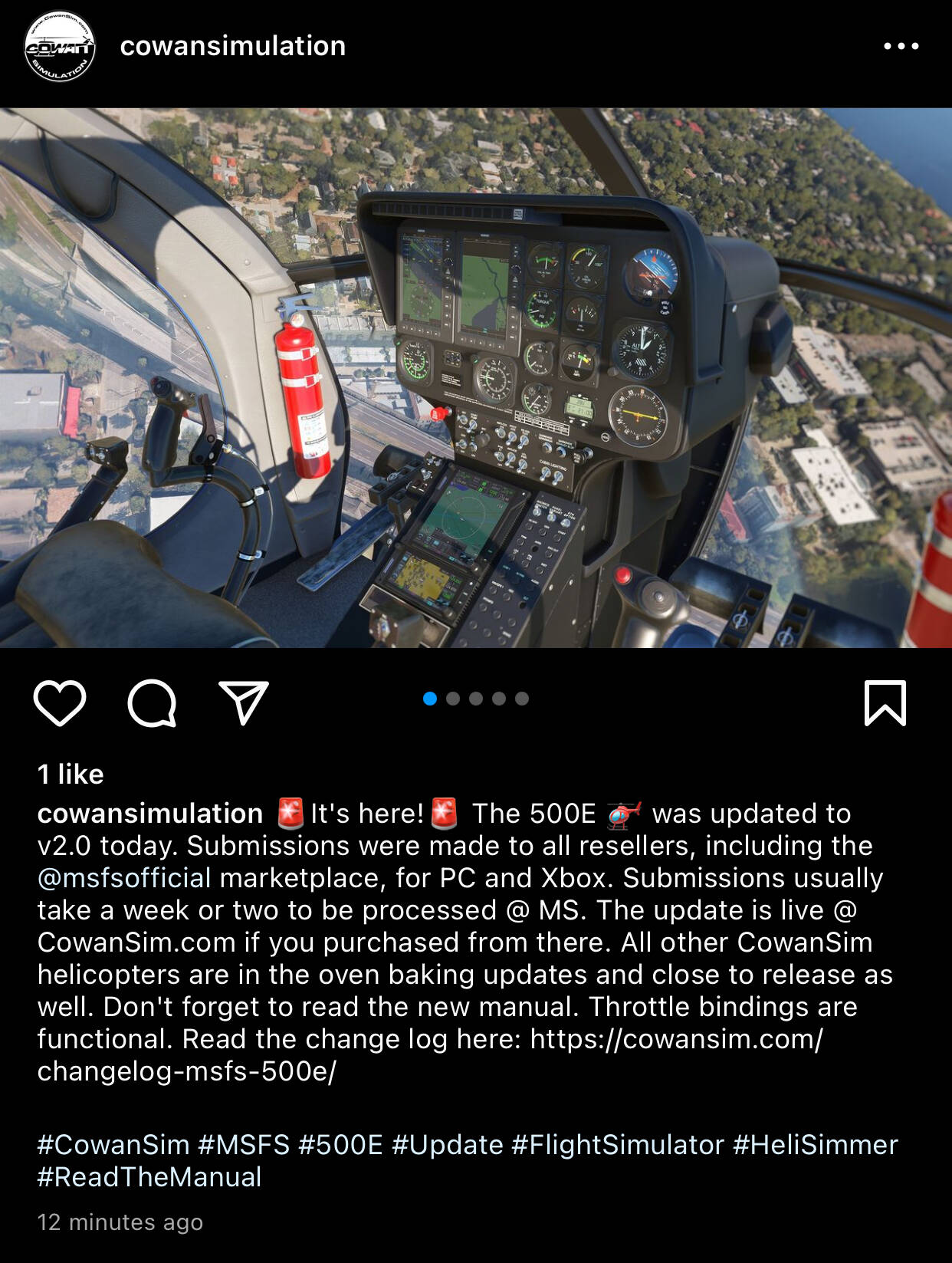 Cowan Simulation MD 500 E helicopter - #323 by ElasticSack182 - Aircraft - Microsoft Flight ...