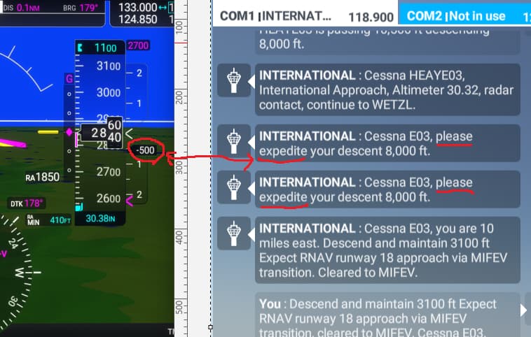 ATC descent rate base on aircraft type - Wishlist - Microsoft Flight ...