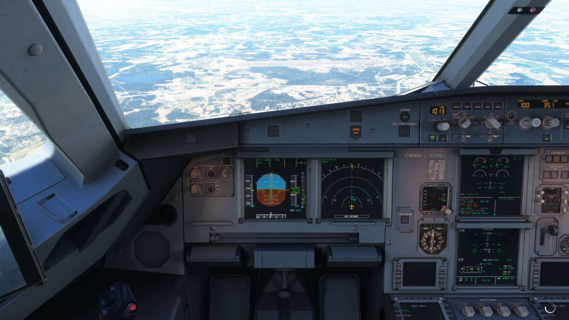 Blurry glass panel displays under DLSS in cockpit wide view - Wishlist ...
