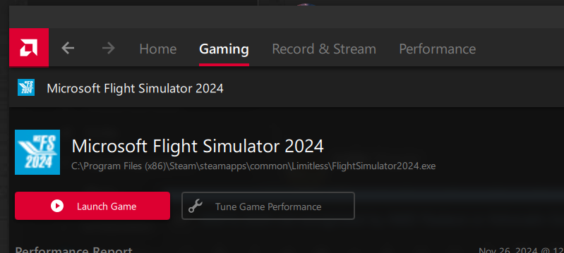 MSFS 2024 not recognised by AMD Radeon or Adrenalin Graphics - Hardware & Peripherals ...