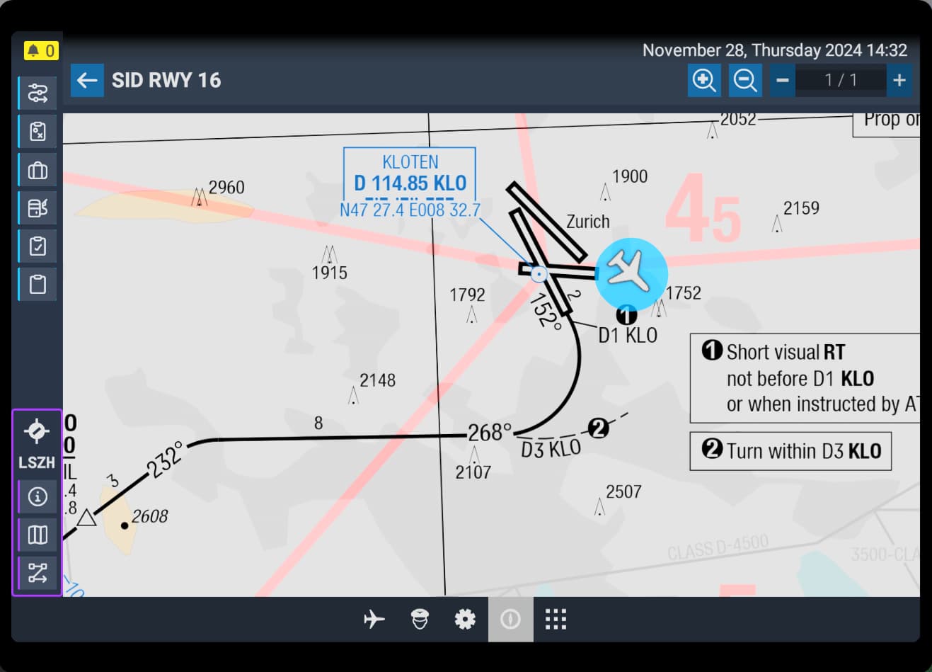 Horizontal EFB Orientation breaks Aircraft-location-marker in Charts ...