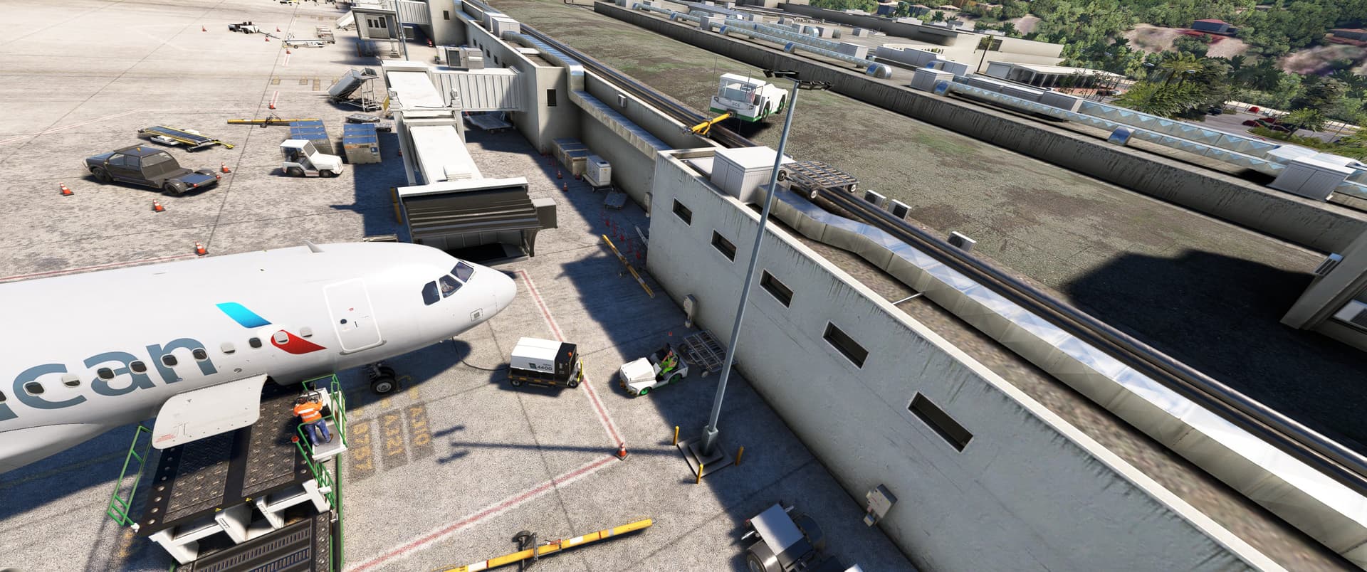 WU16 MKJS Jetways and parking positions on Gates 1-6 - Scenery and ...