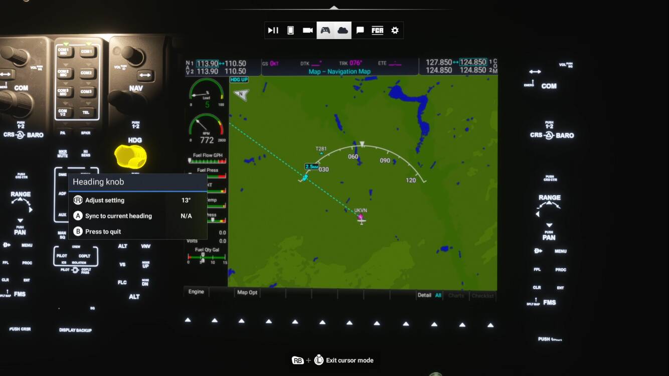 G1000 MFD is not showing aircraft track or heading - Resolved ...