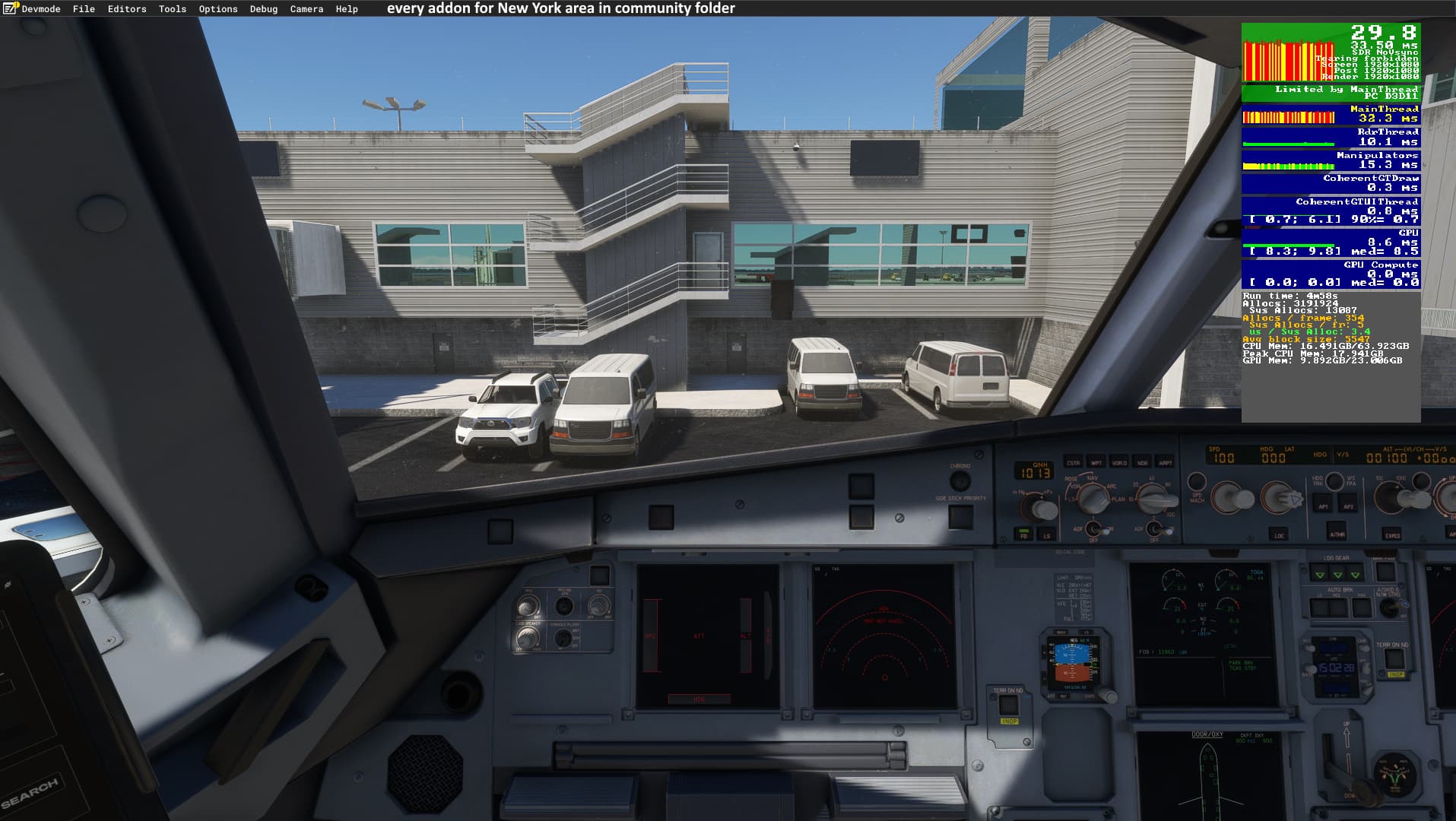 Bad performance with decent system. Stutters while on 40 frames ...