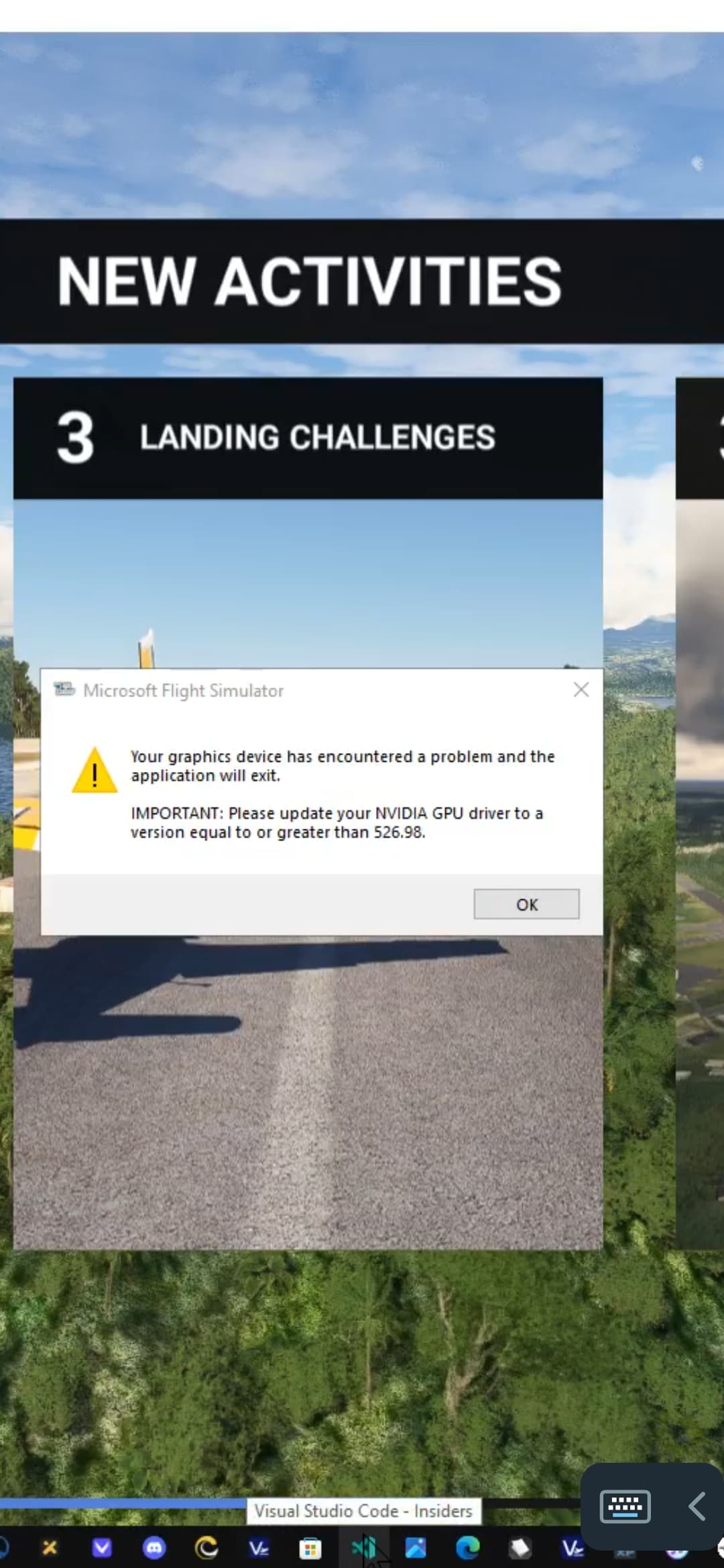 Warning: Your graphics device has encountered a problem - #3336 by Anthony964112 - Install ...