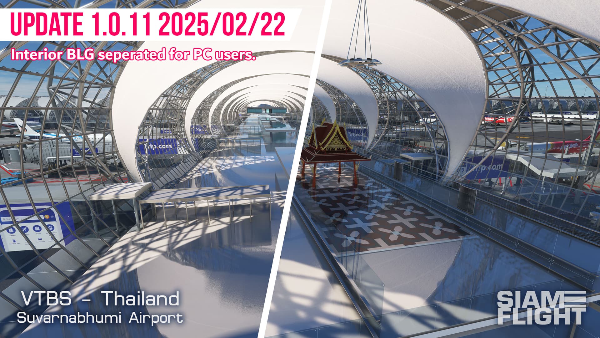[UPDATEv1.0.11] VTBS Suvarnabhumi Airport Thailand | SiamFlight - 3rd ...