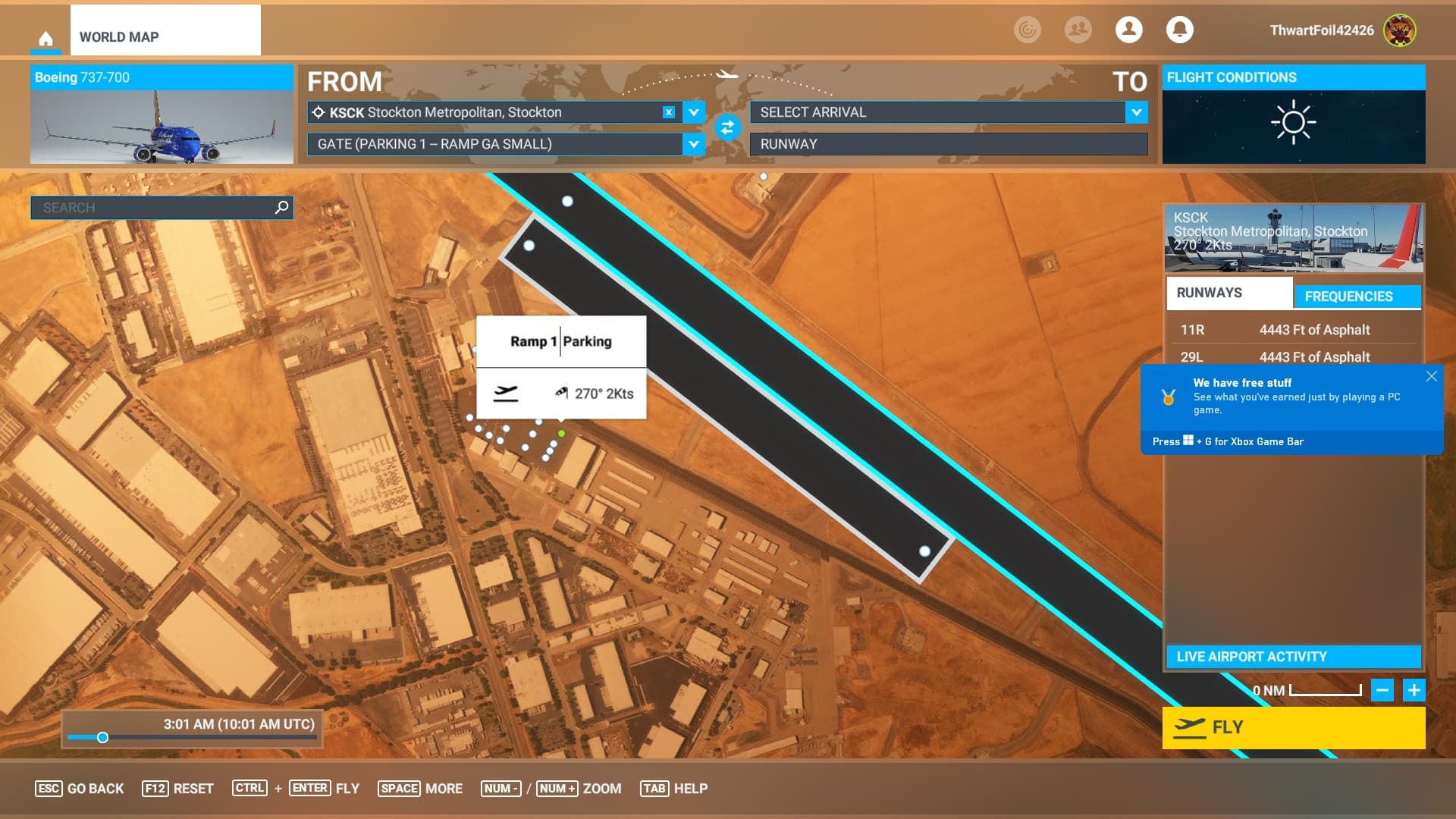 Changing Aircraft or Livery After Choosing a Parking Spot for C&D ...