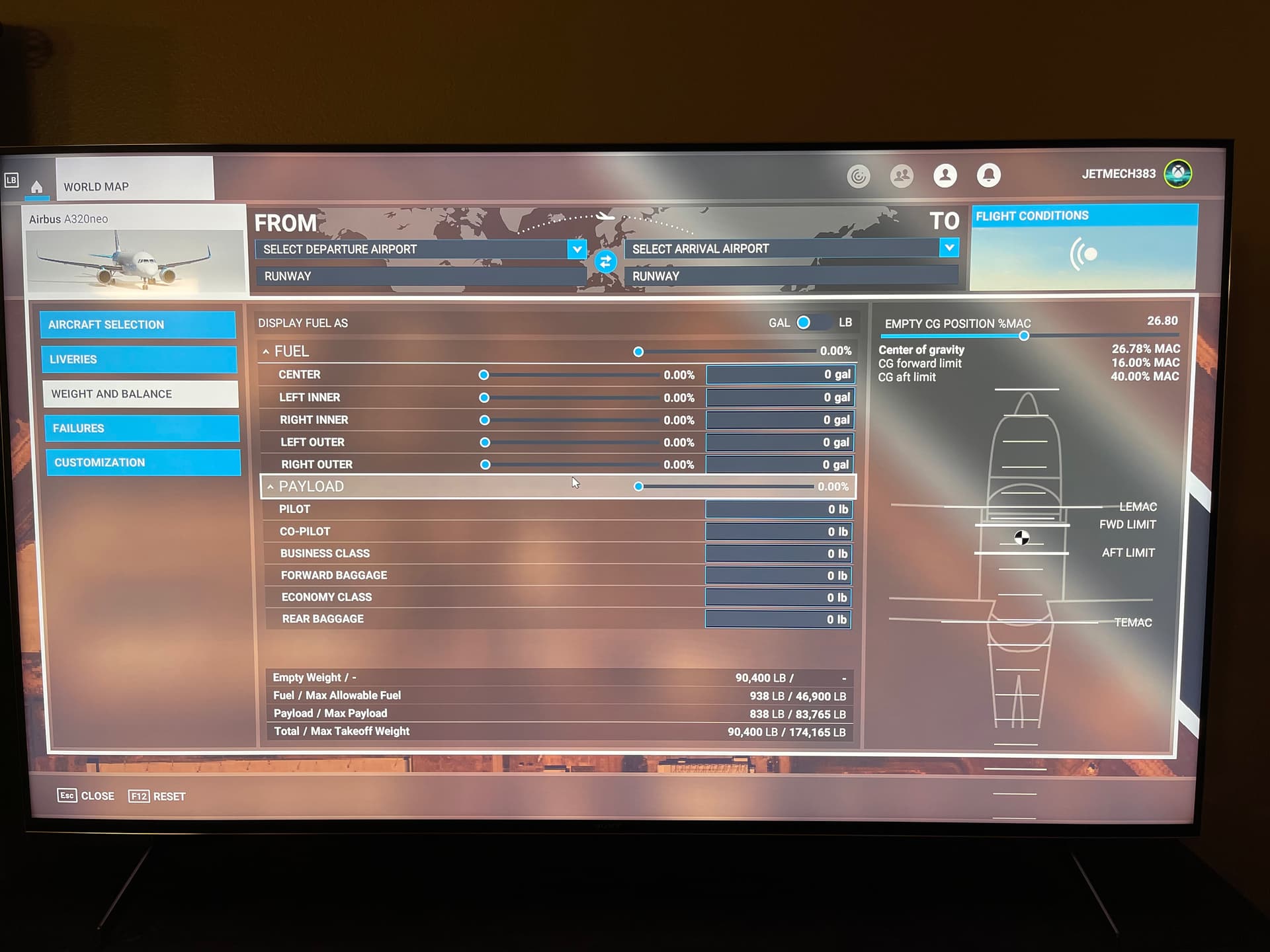 Add CG side to in game fuel screen - General Discussion - Microsoft ...