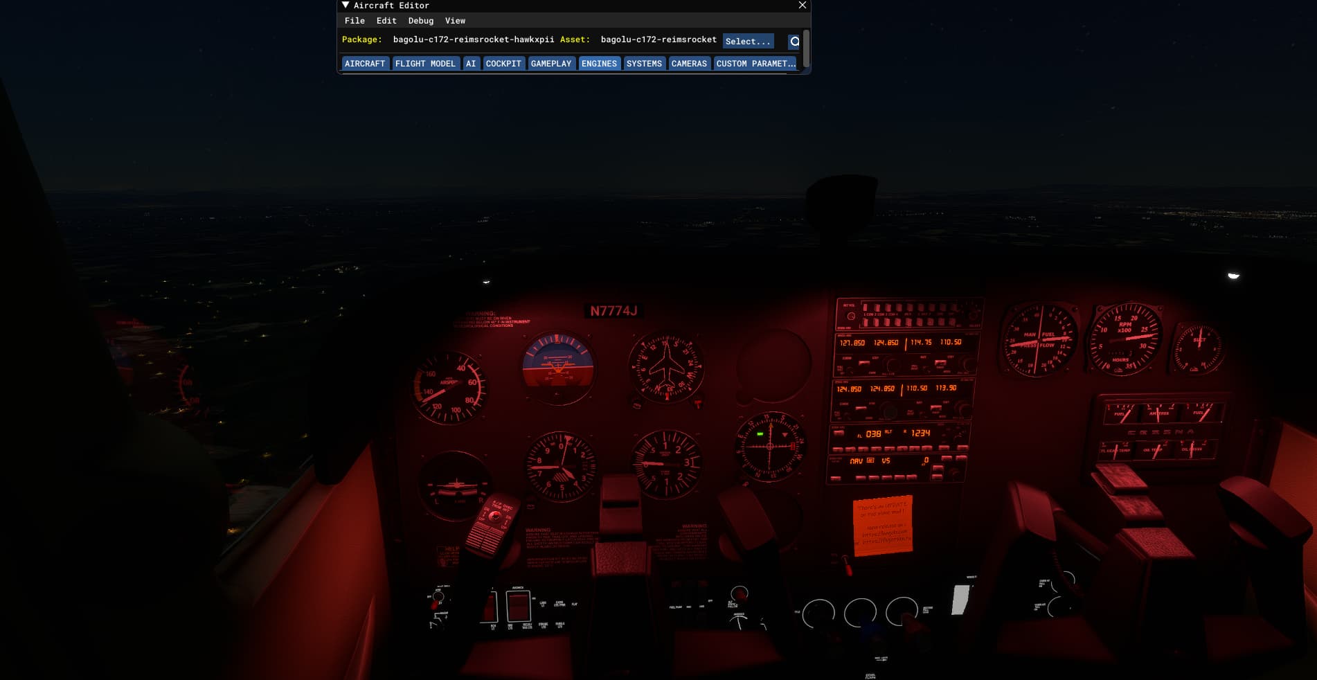 Cessna 172 Reims Rocket / Hawk XP II (freeware) - #25 by bagolu - Aircraft - Microsoft Flight ...