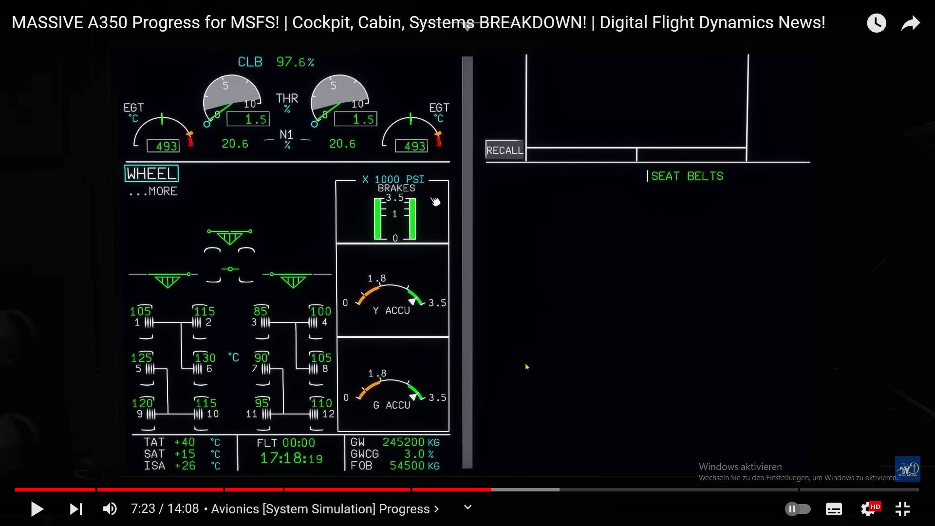 Digital Flight Dynamics Airbus A350 in development! - Aircraft ...