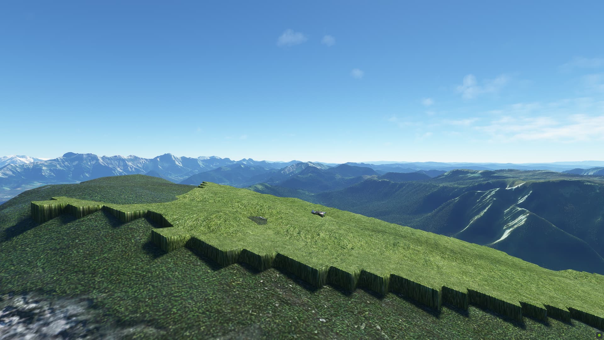 The Top of Mont Aiguille in v 1.31.22.0 has a faulty top: we can land ...