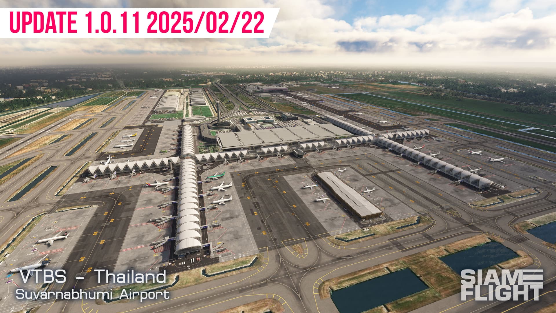 [UPDATEv1.0.11] VTBS Suvarnabhumi Airport Thailand | SiamFlight - 3rd ...
