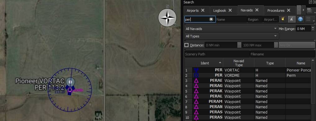 I can't search "PER" in world map - ATC, Traffic & NAVAIDs - Microsoft ...