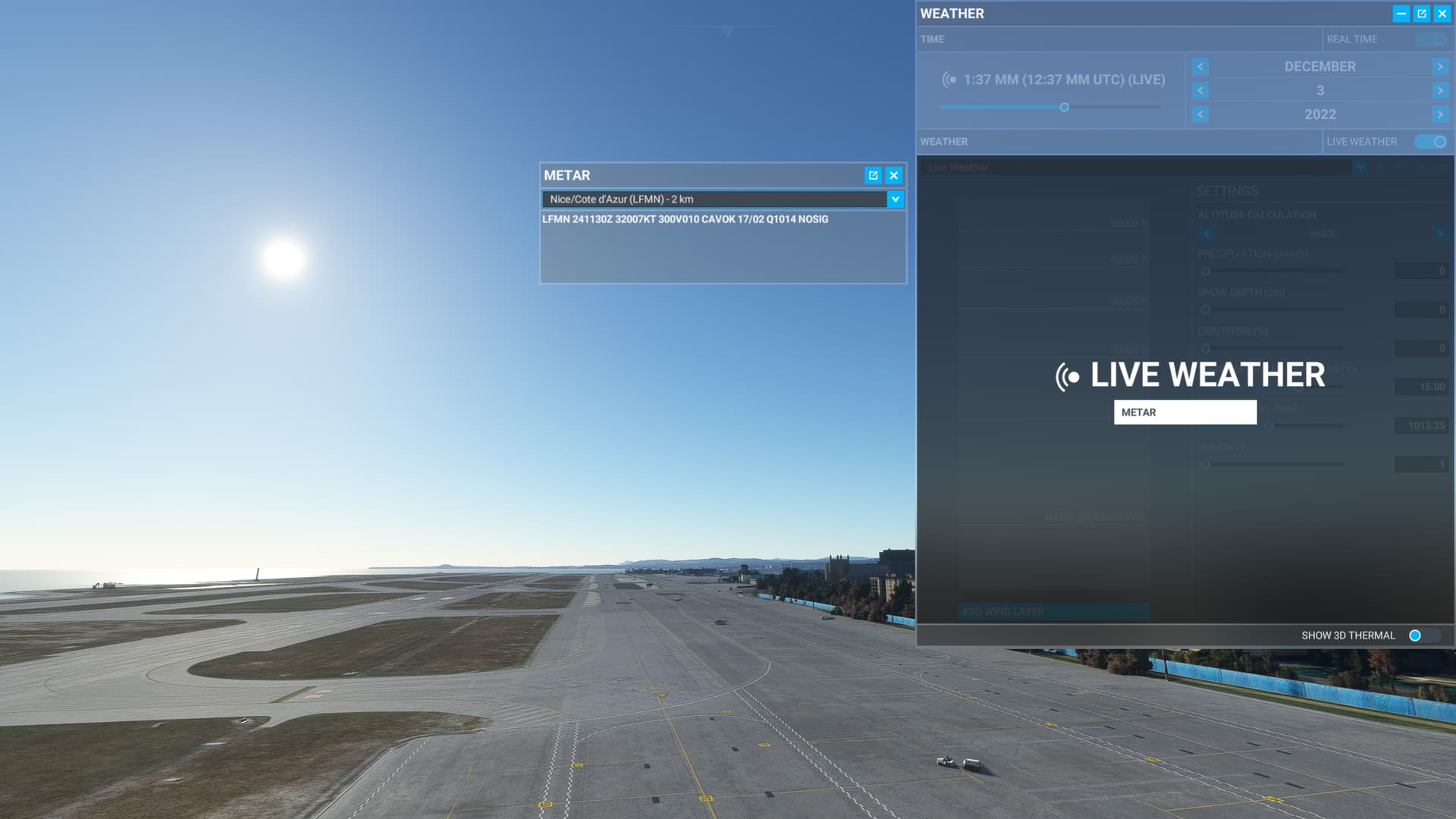 Live weather not available - Weather & Live Weather - Microsoft Flight ...