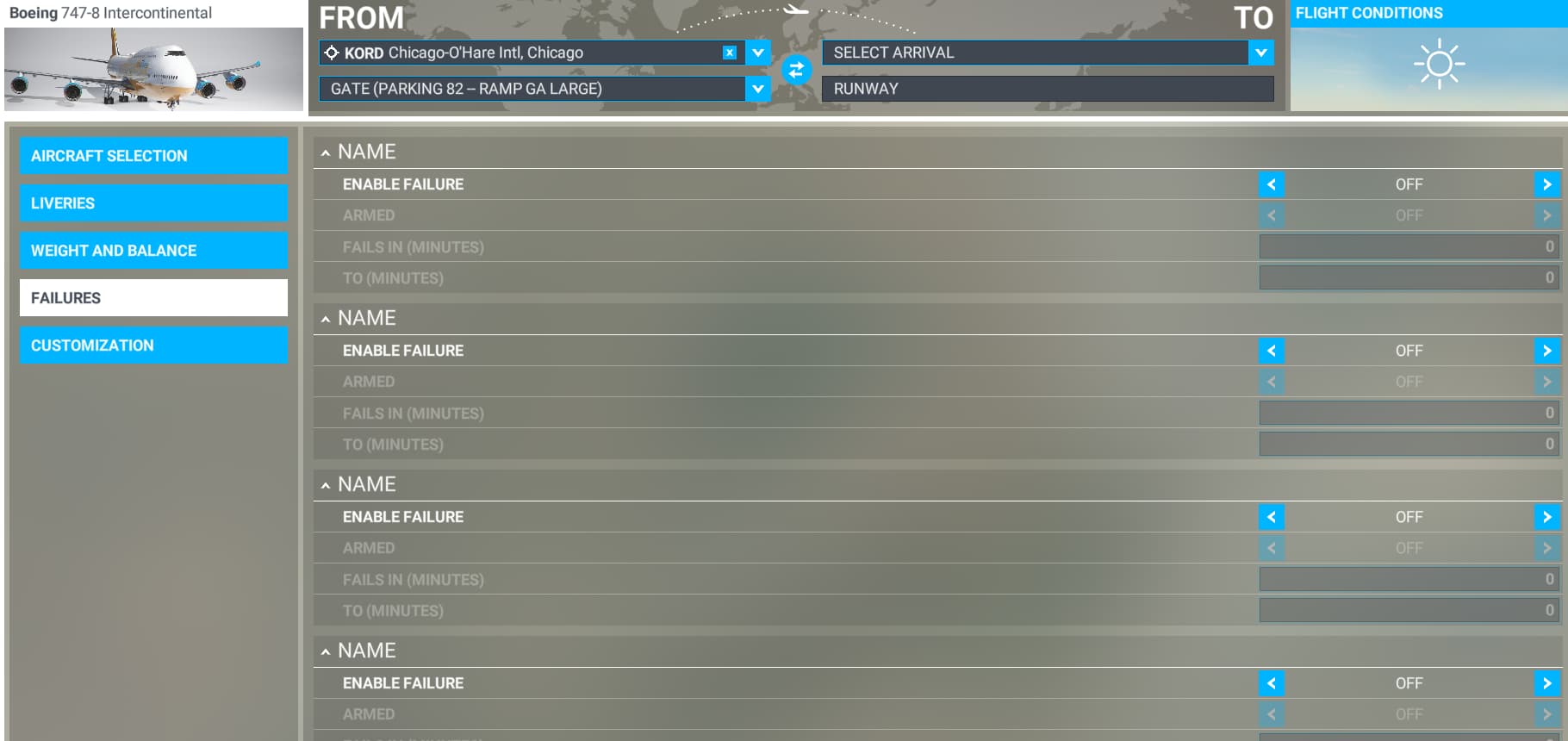 Failures tab not showing correct names - User Interface & Activities - Microsoft Flight ...