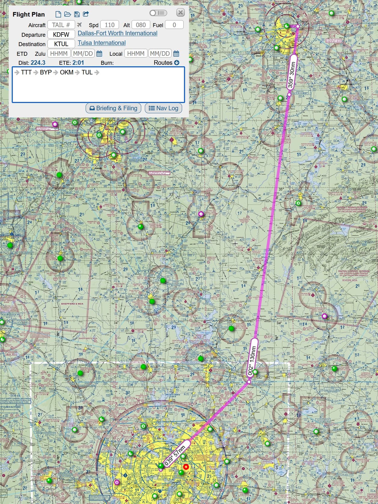 Aussie Group Flights Team: Classic Aircraft - C152: Nav VOR Exercise ...