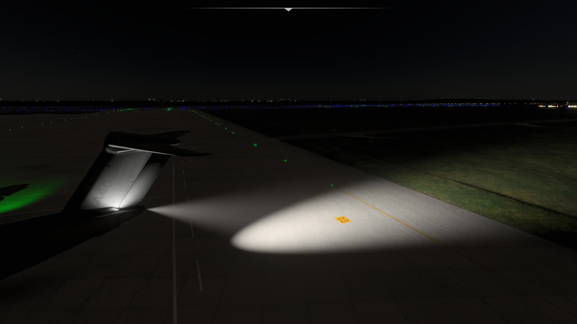 iniBuilds A400M Atlas: Large light cone at the rear with NAV light ...